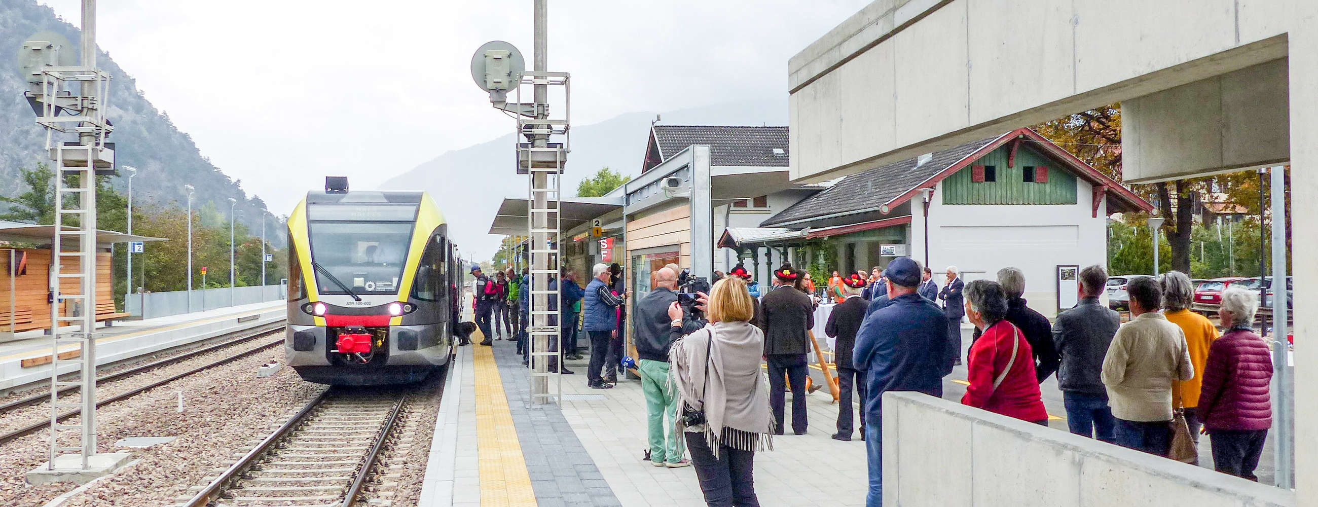 Gesellschaft - Neuer Bahnhof in Staben - der Vinschger