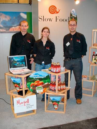 Lokales - Martell bei Slow Food in Turin - der Vinschger